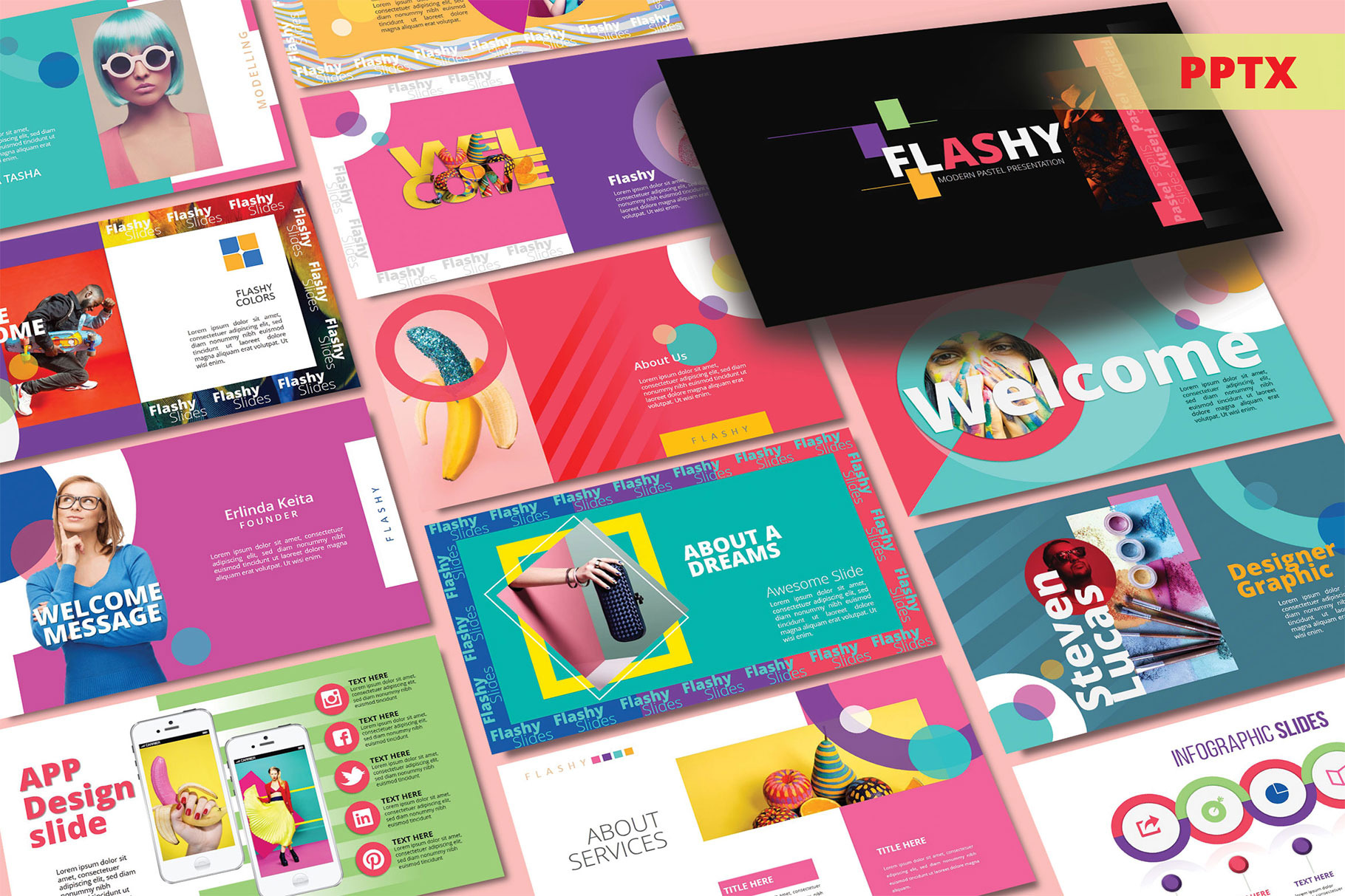 Flashy - Colorfull Powerpoint, a Presentation Template by TypeMakers