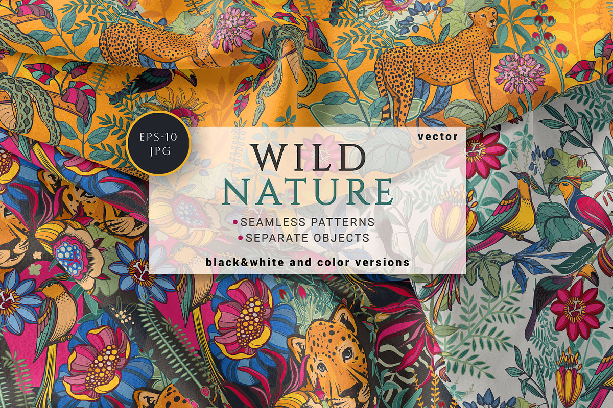 Wild Nature Vector Set