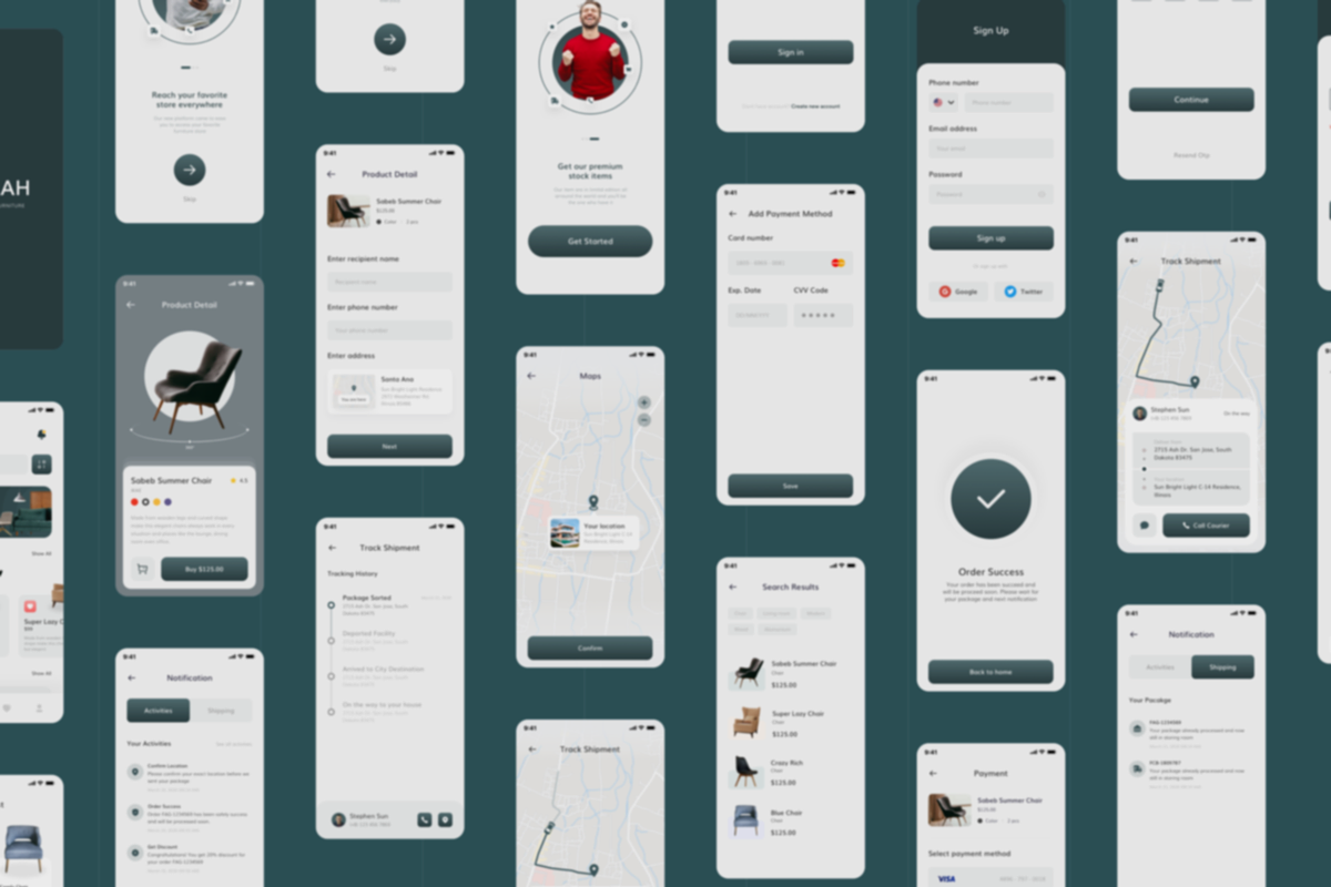 Oomah - Furniture Apps UI KIT, an App Template by Vektora Studio ...