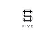 Five 5 Logo | Branding & Logo Templates ~ Creative Market