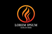 Fire flame vector illustration, a Branding & Logo Template by LOGOCREATIVE