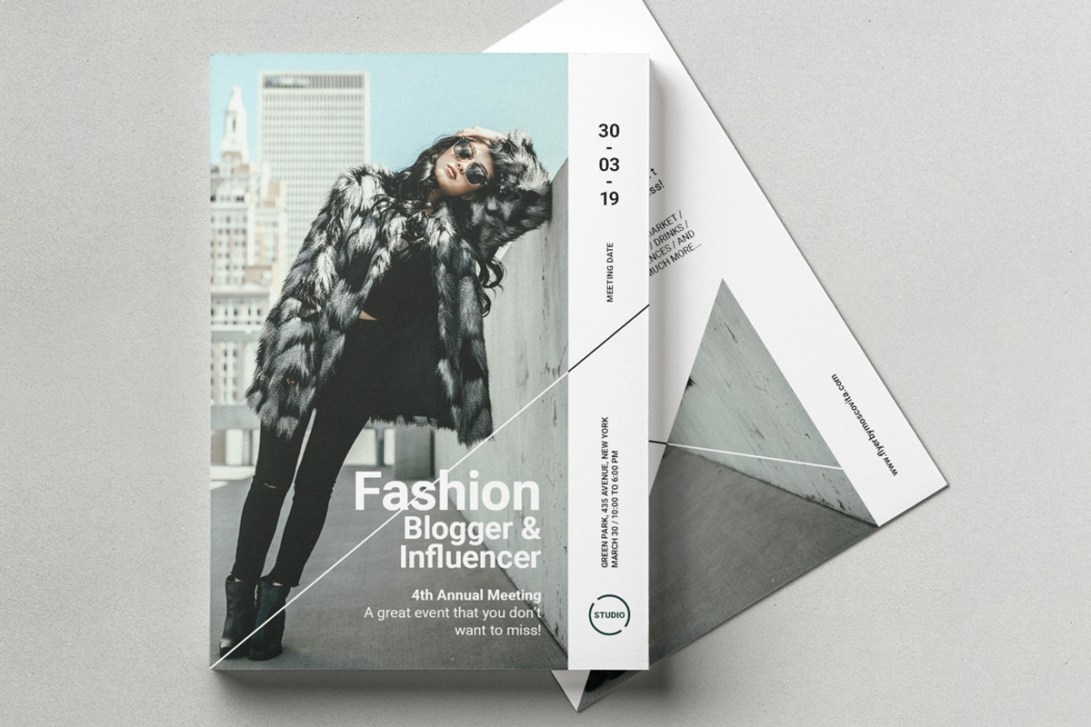 Line Flyer, a Flyer Template by Moscovita Studio