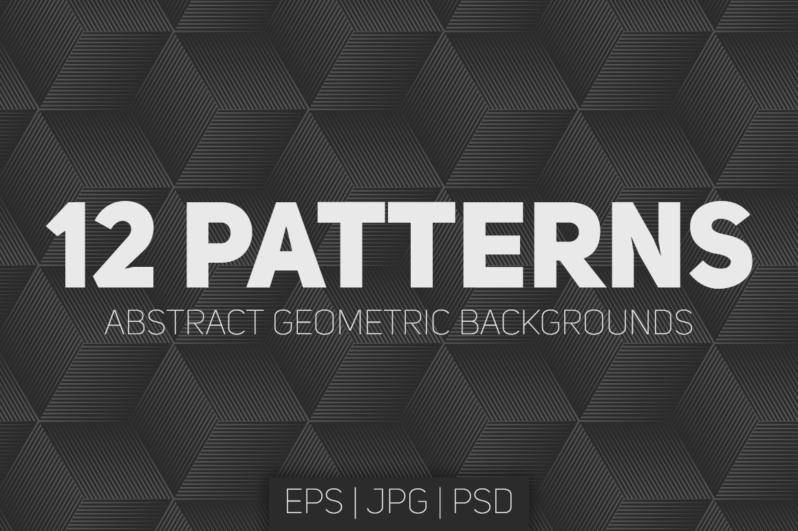 12 Seamless Geometric Patterns, a Pattern Graphic by GarryKillian