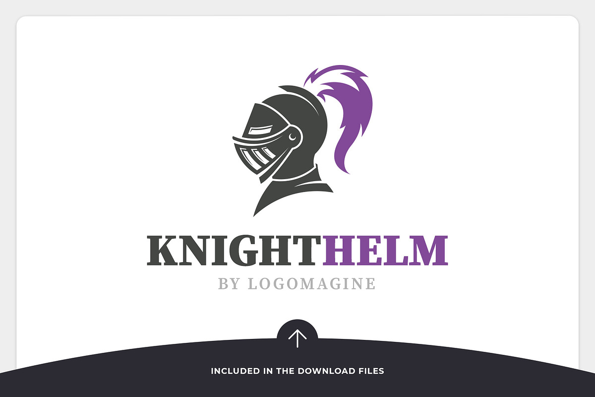 Knight-Helmet-Logo-Template