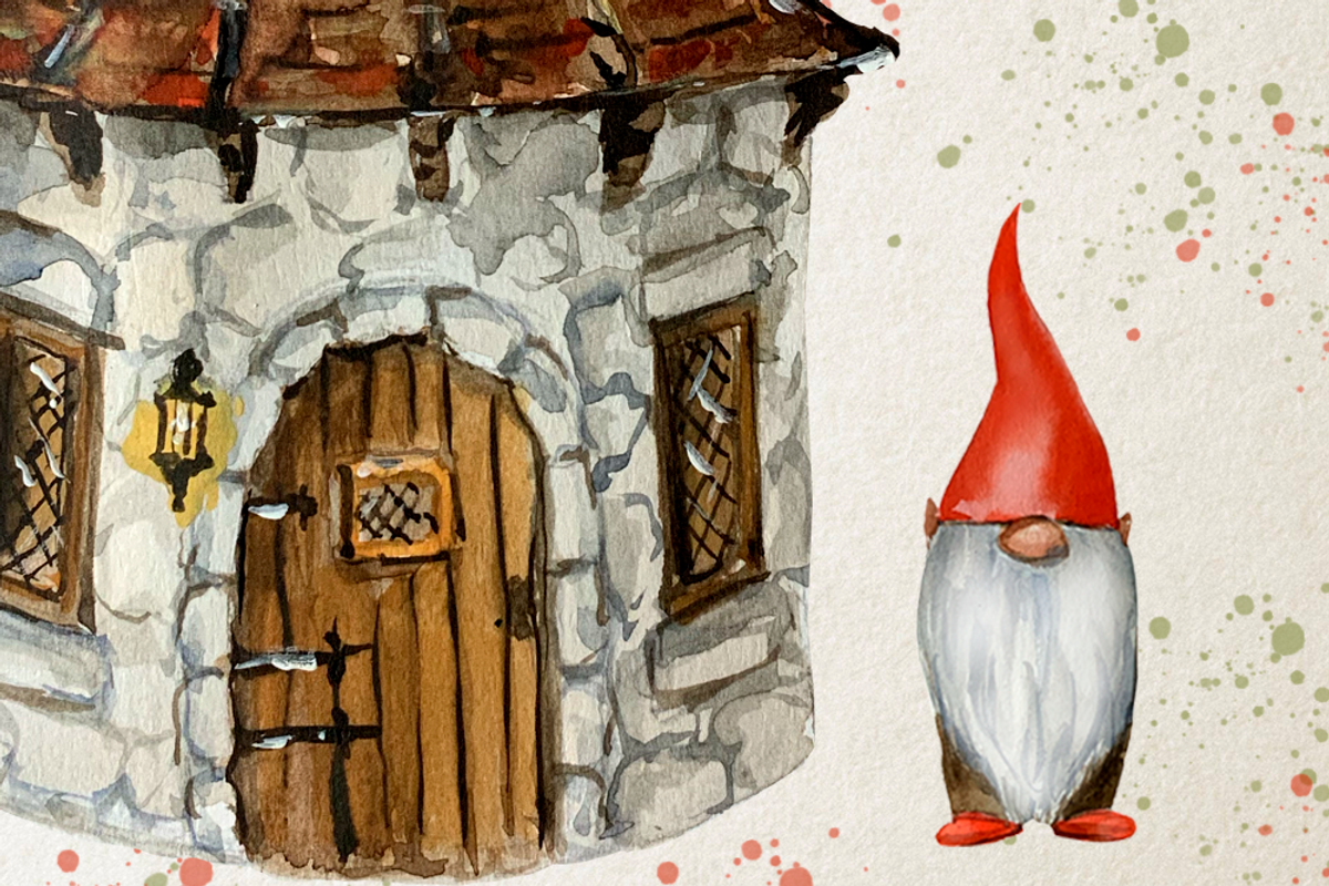 Watercolor Gnome Clip Art Set, an Illustration by Tati Bordiu ...