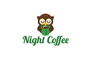 Night Coffee Logo Template, a Branding & Logo Template by Manudesign