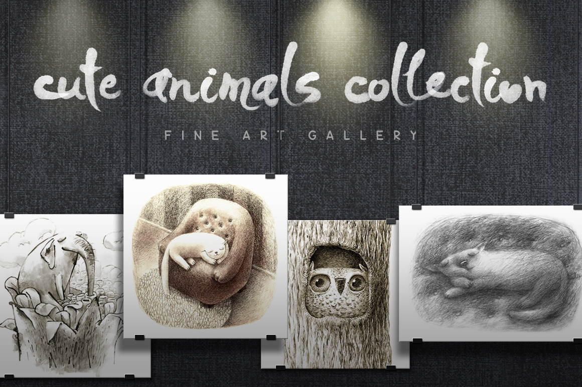 Cute Animals Collection | Animal Illustrations ~ Creative Market