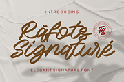 Rafots Signature - Elegant Font, a Script Font by figuree studio ...