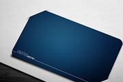 Deep Blue Business Card, a Business Card Template by Lucas Alexander