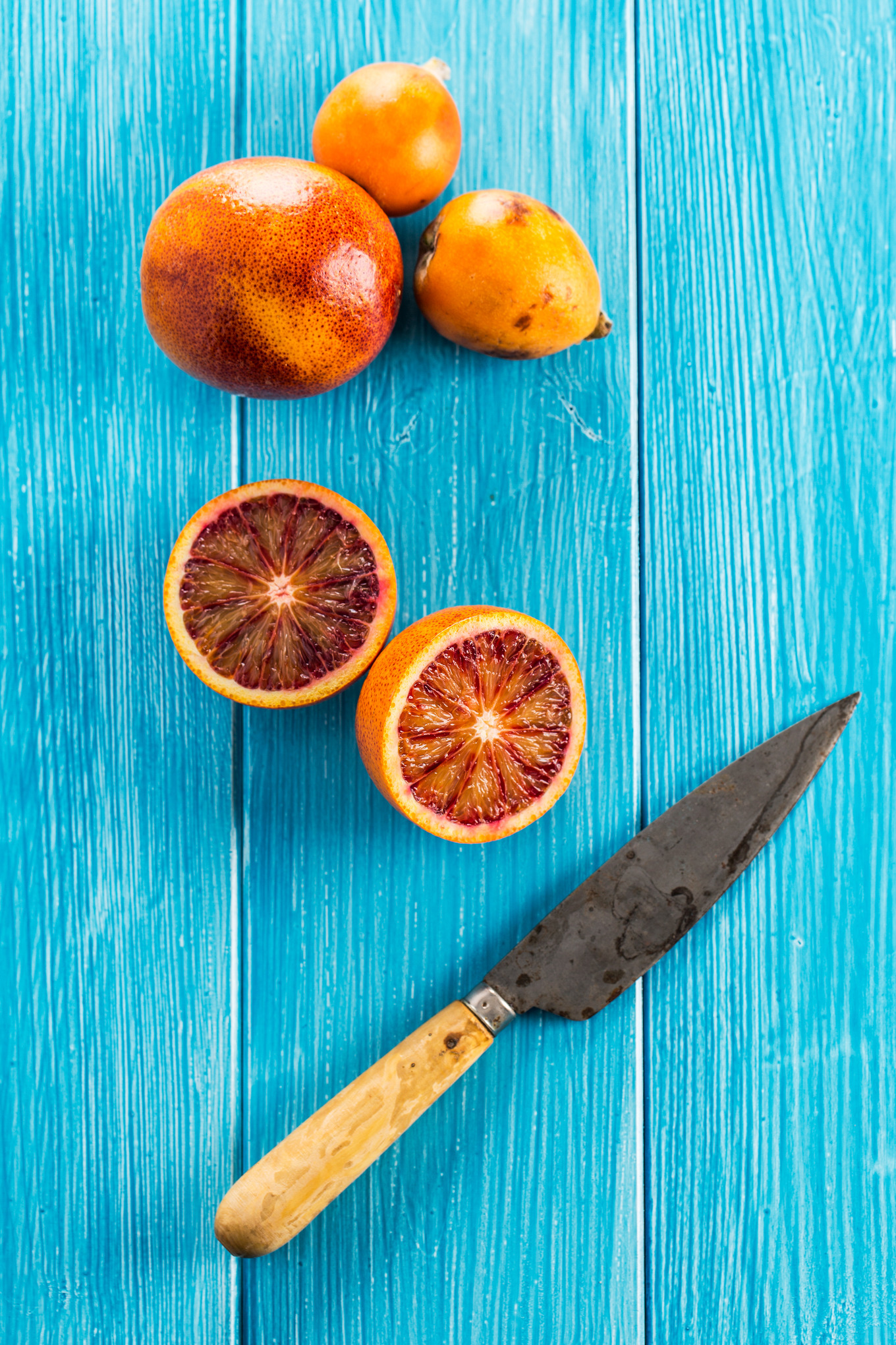 Juicy red oranges featuring background, blood orange, and blue, a Food ...