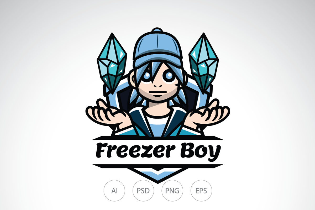 Freezer Boy Logo Template, a Branding & Logo Template by Heavtryq Design