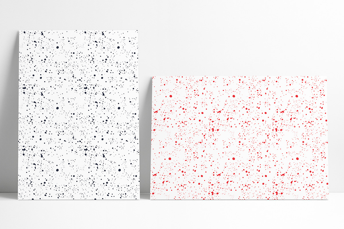 Color Splash Patterns, a Pattern Graphic by Wild Ones