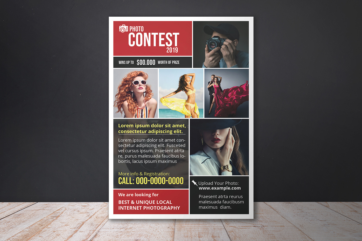 Photo Contest Flyer Template - V01, a Flyer Template by retrographix