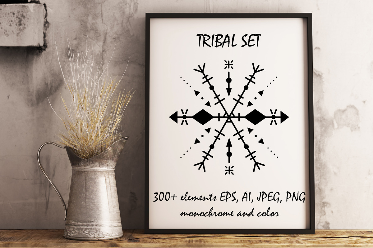 Tribal set, a Decorative Illustration by Art.Talya