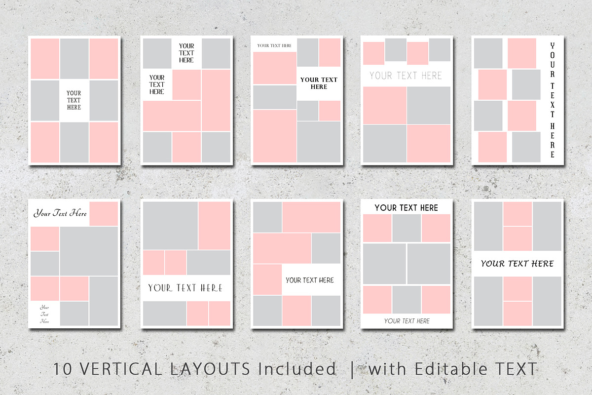 5x7 Photo Card Template Pack, a Card Template by Loveurstyle Designs
