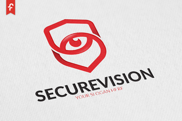 Secure Vision Logo, a Branding & Logo Template by ft.studio