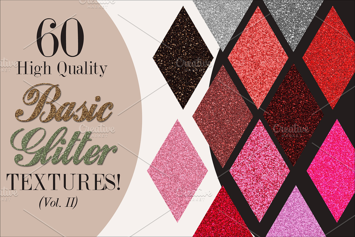 Basic Glitter Textures Collection II, a Texture Graphic by ...