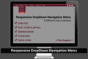 Responsive DropDown Navigation Menu, a HTML Template by Design Master