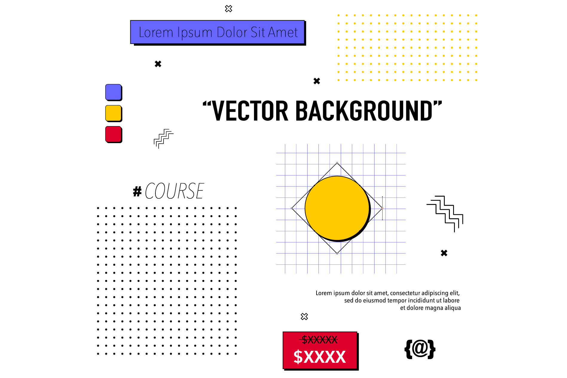 Abstract sample geometric pattern | Graphic Patterns ~ Creative Market