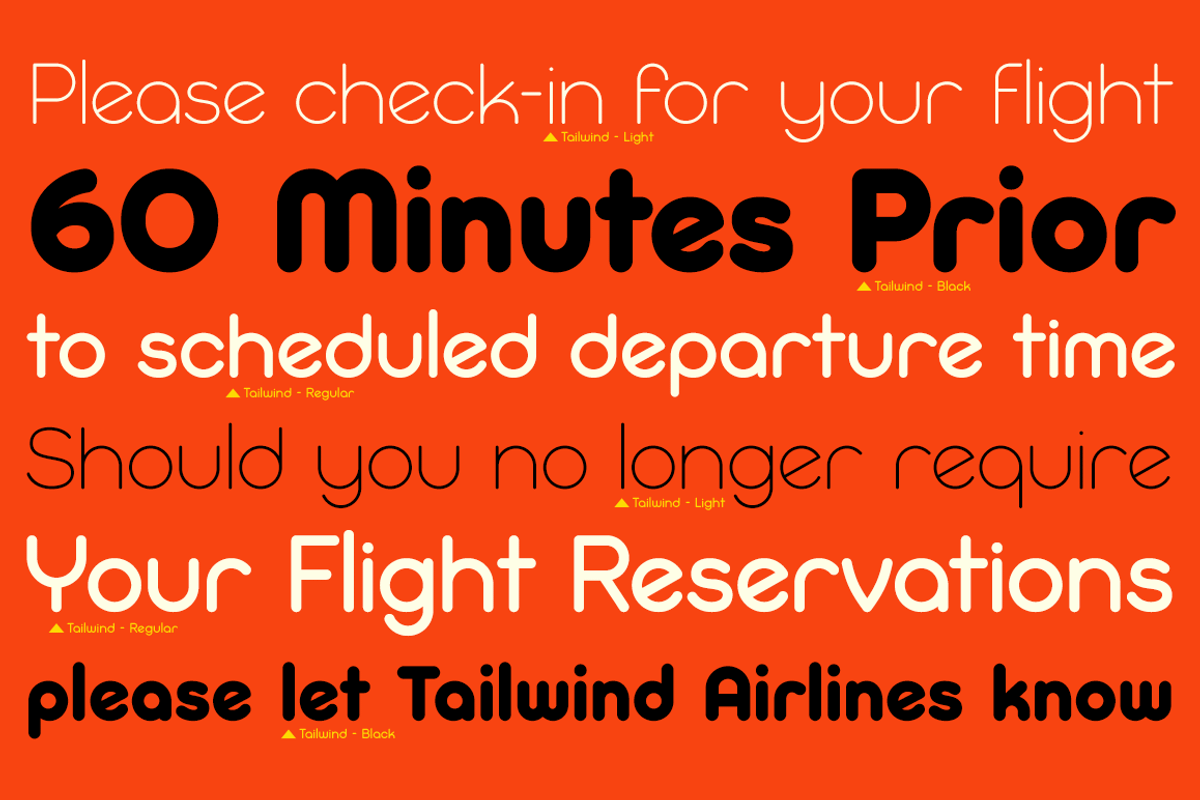 Tailwind Family, a Sans Serif Font by GRYPE