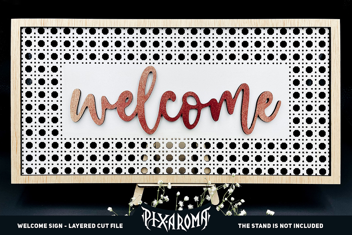 Rattan Pattern Bundle - Cut Files, an Illustration by pixaroma