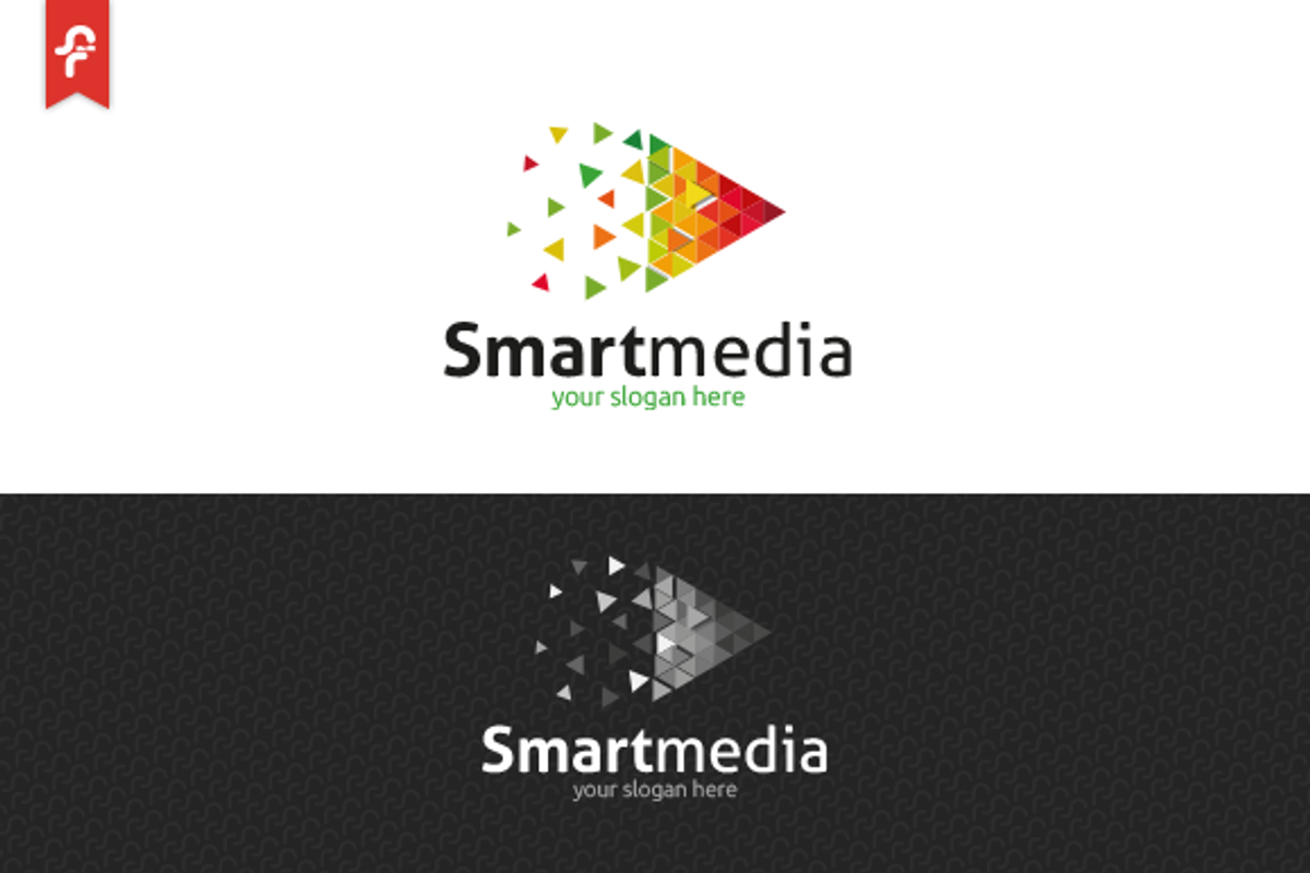 Smart Media Logo, a Branding & Logo Template by ft.studio