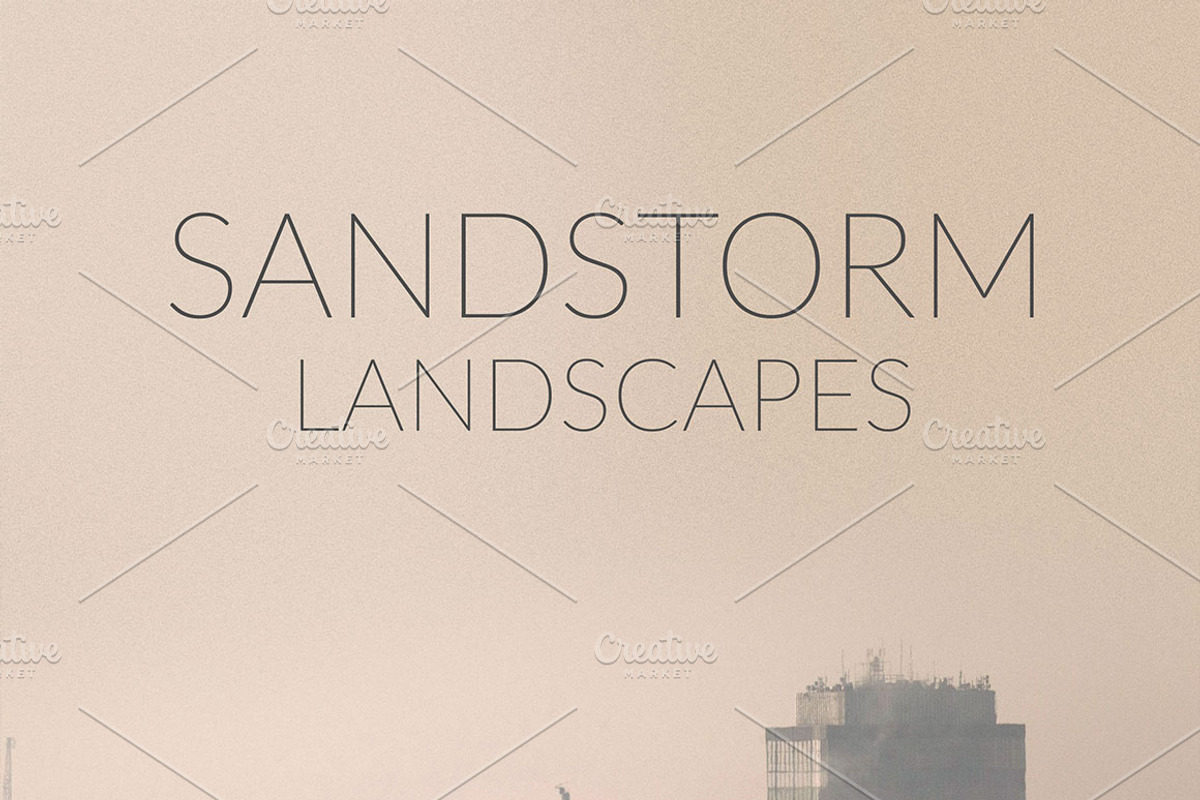 Sandstorm Landscapes, an Illustration by DesignSomething