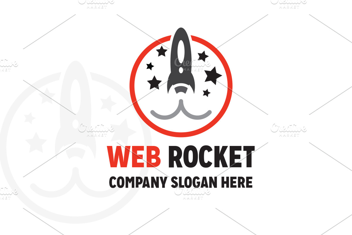 Web Rocket Logo, a Branding & Logo Template by pixelariskie