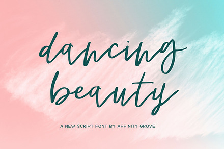 Glossed Script, a Script Font by Affinity Grove