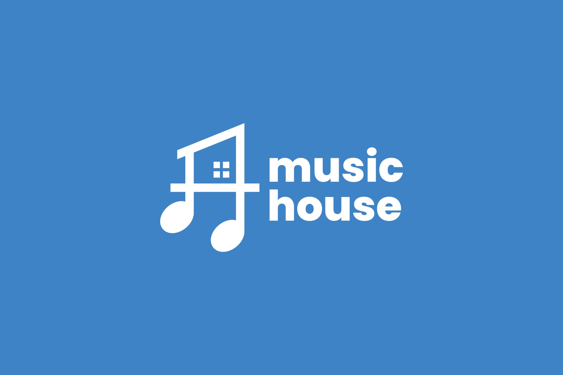 music note house home logo vector | Branding & Logo Templates ...
