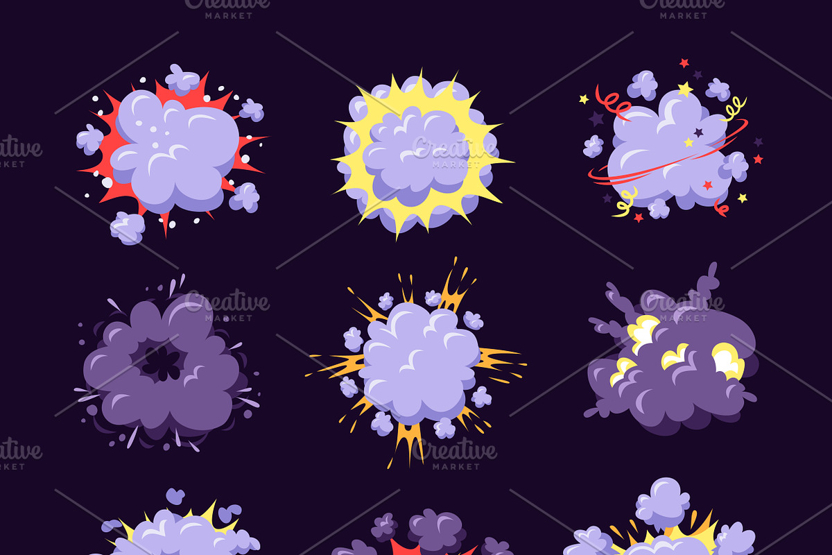 Boom explosion vector illustration, a Graphic by Vectorstockersland
