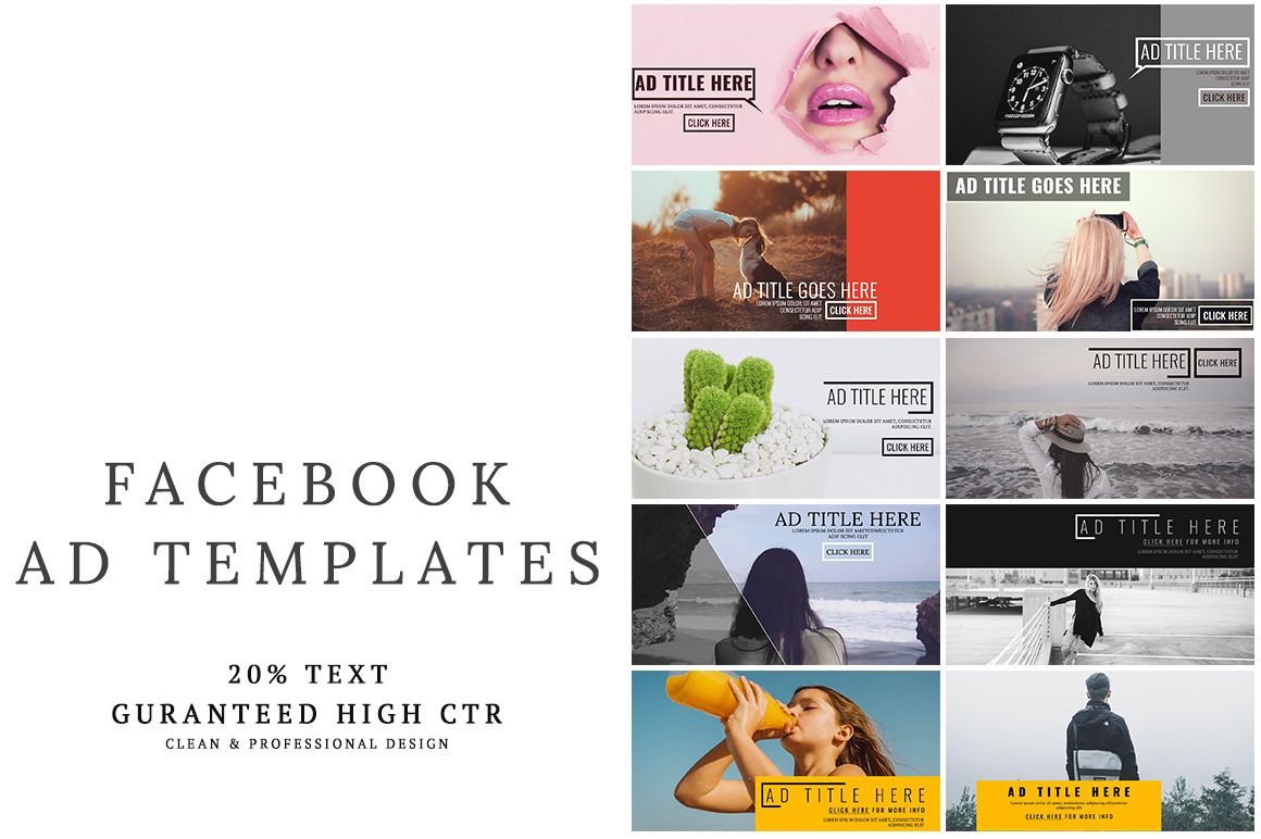 Facebook Ad Templates Vol.2, a Social Media Template by pmvch