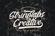 Stringlabs Creative Bold Script Font, a Script Font by StringLabs