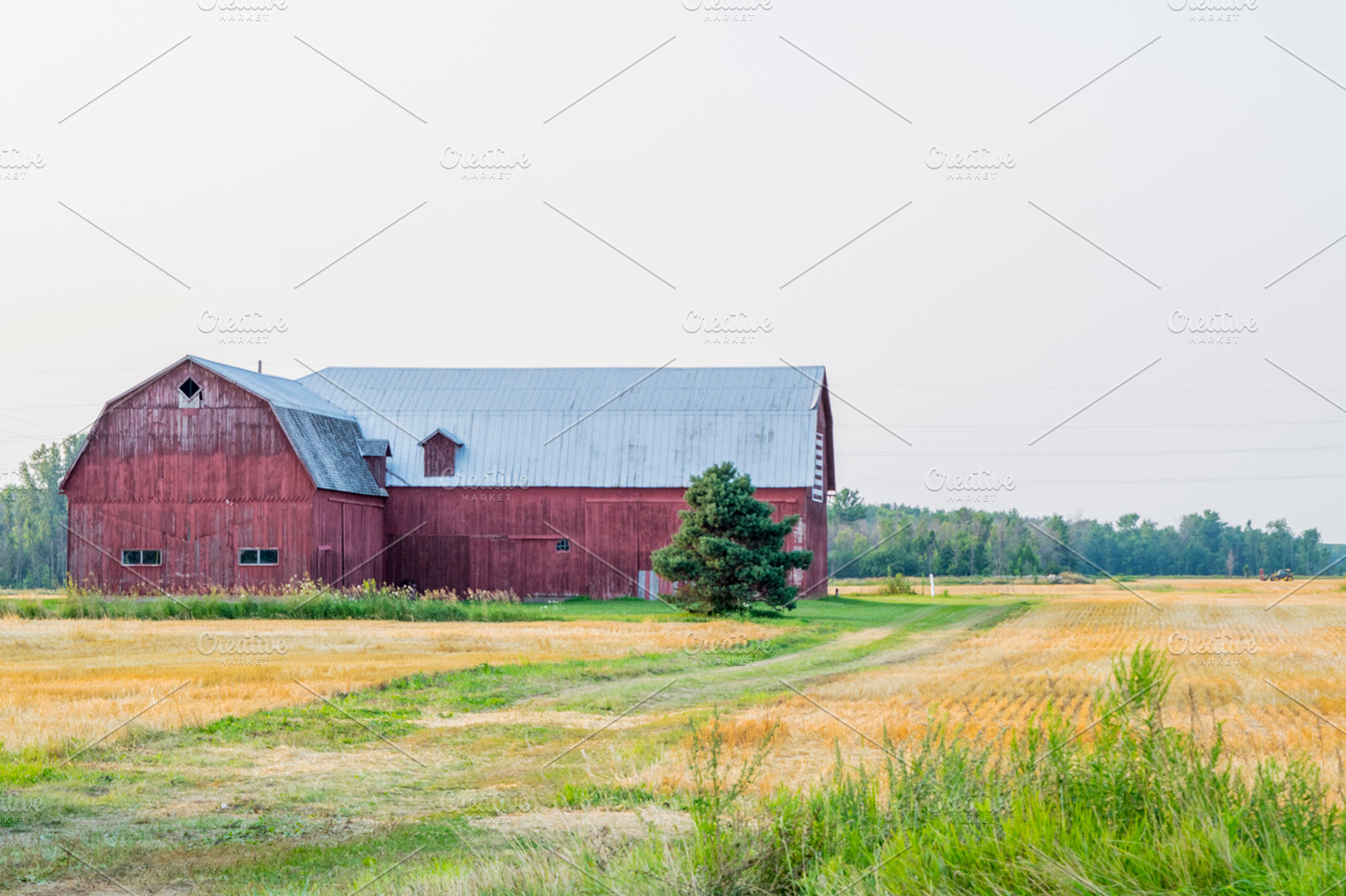 Classic Farm Charm, a Nature Photo by Kingston Studio | Creative Market