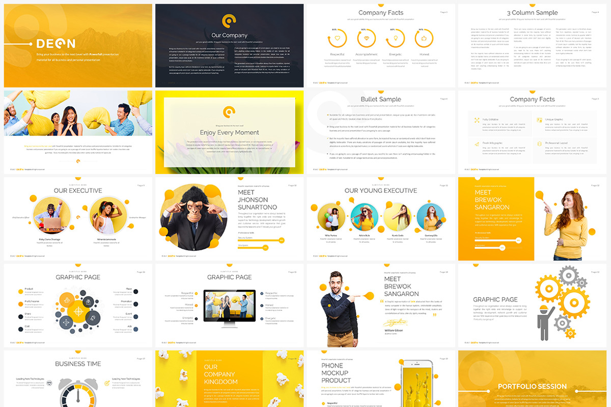 Deon-Google Slides Template, a Presentation Template by inspirasign