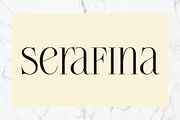 Serafina - Elegant Serif, a Serif Font by Genilson Santos