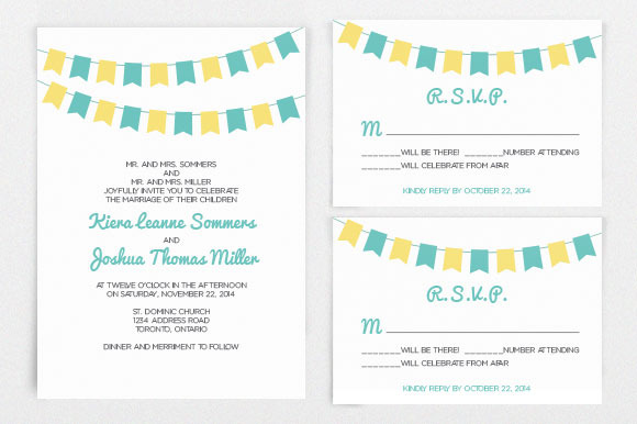 DIY Wedding Invitation Template, an Invitation Template by Bella ...