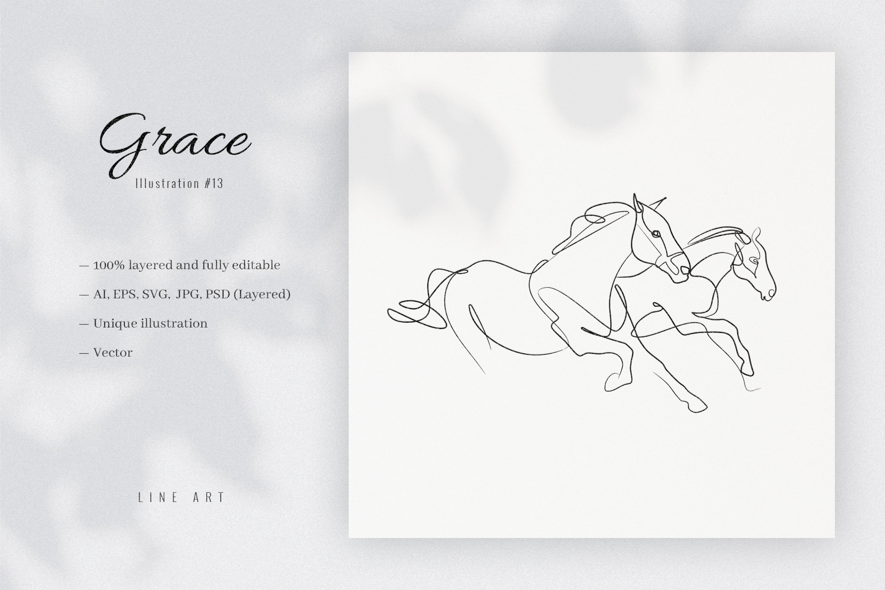 Grace #13. Line Art Illustration, a Person Illustration by le-genda