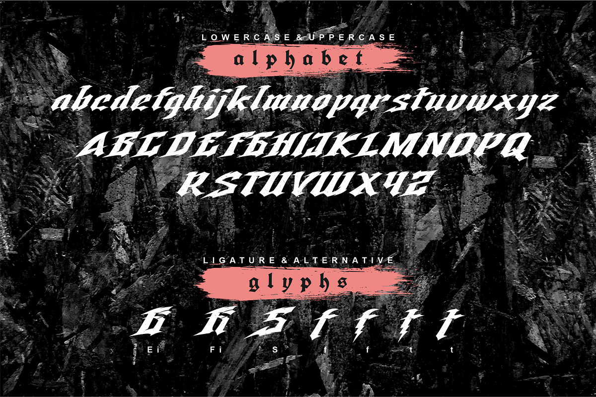 Storm Fighter, a Blackletter Font by Blacksheep studio