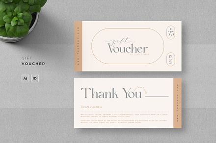Gift Certificate, a Card Template by thedesignsource