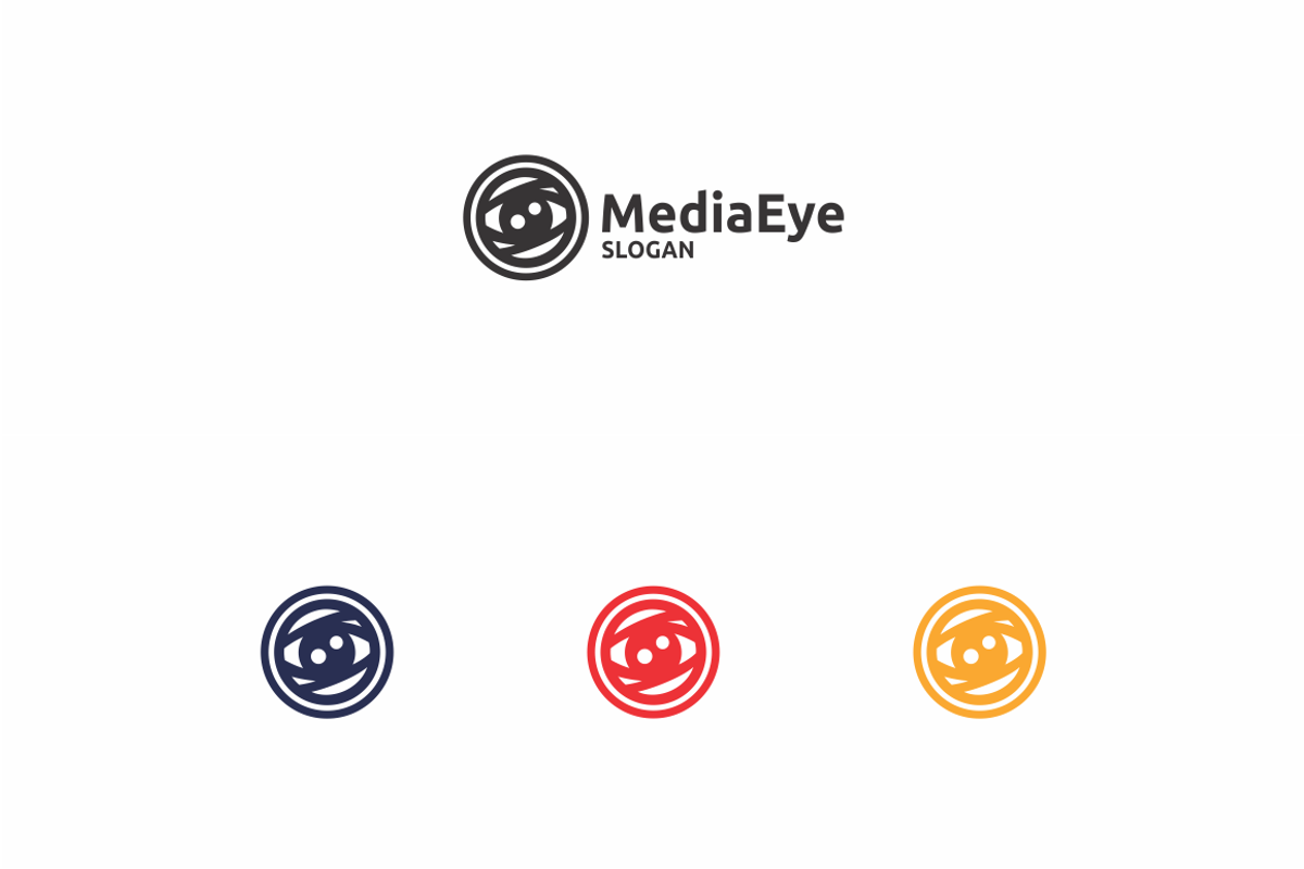 Media Eye Logo, a Branding & Logo Template by Metrolinevision