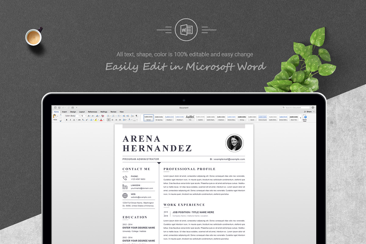 Professional Resume Template 2021, a Resume Template by ResumeInventor