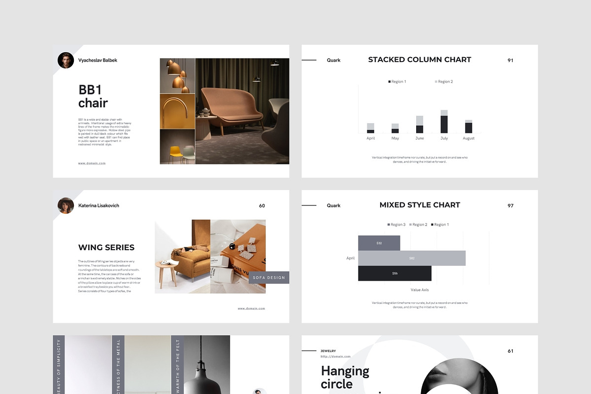 Quark PowerPoint Presentation, a Presentation Template by Goashape Studio