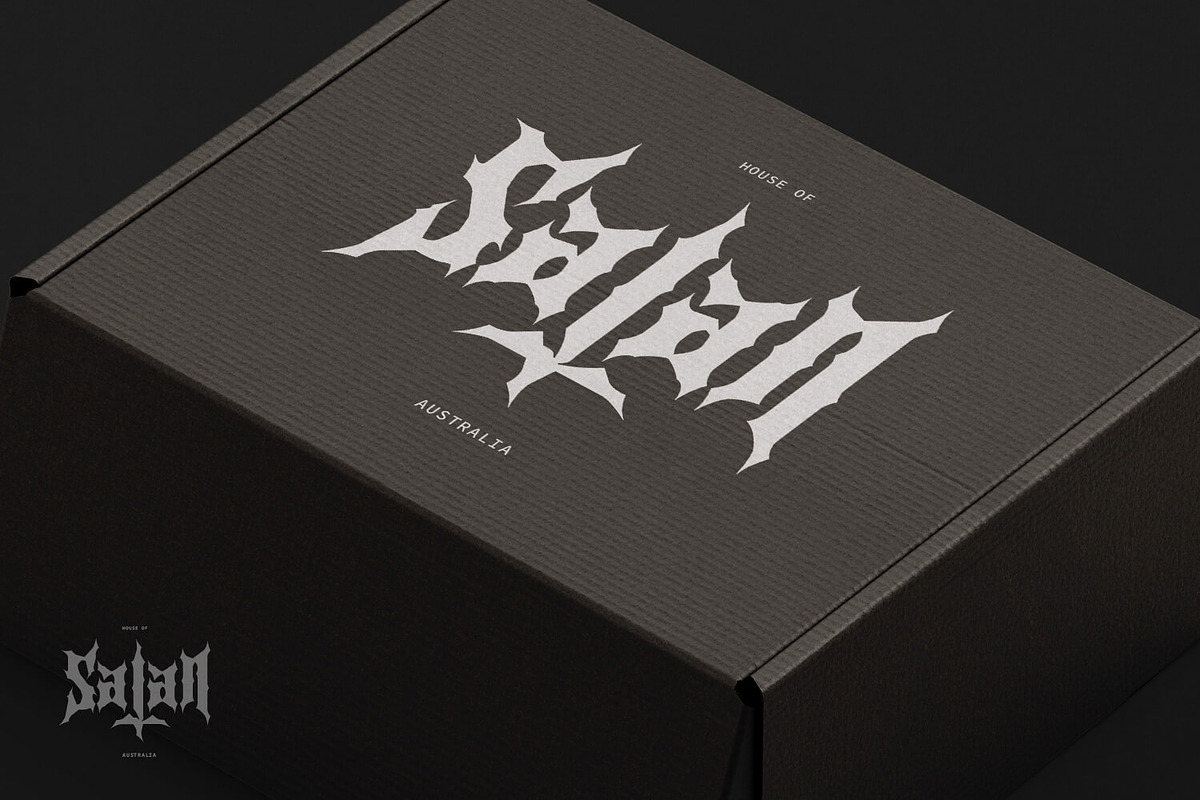 Raven Faith - a Satanic Display Font, a Blackletter Font by creativemedialab | Creative Market