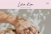 Lourdes Signature Handwritten Font, a Script Font by Mila Garret