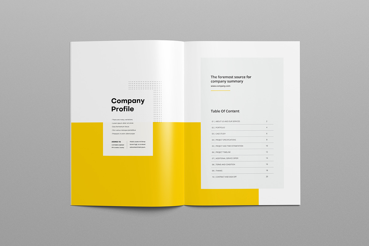 Company Profile 2023, a Brochure Template by Pro-Gh
