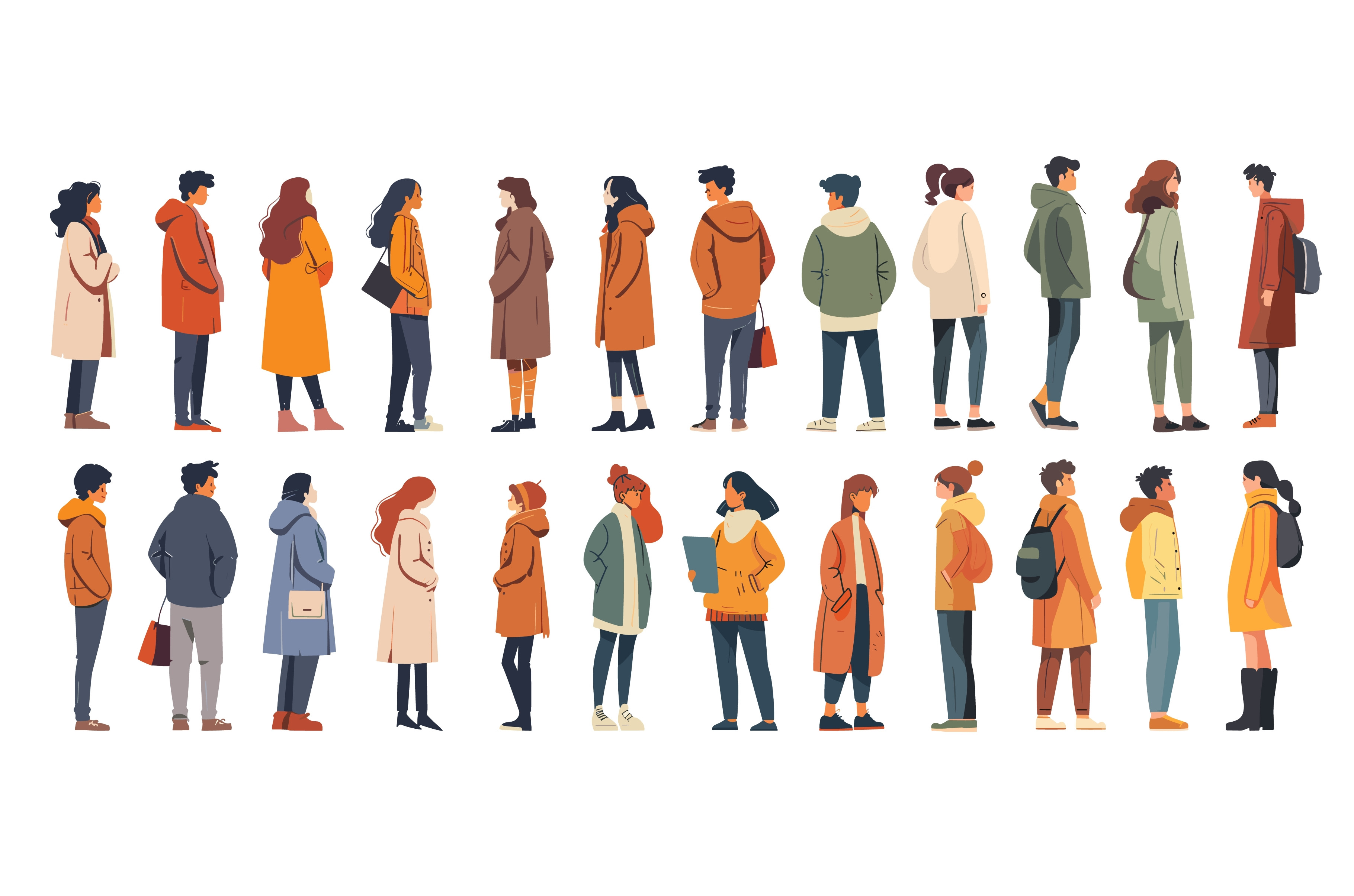 Street wear characters cartoon, a Person Illustration by Onyx