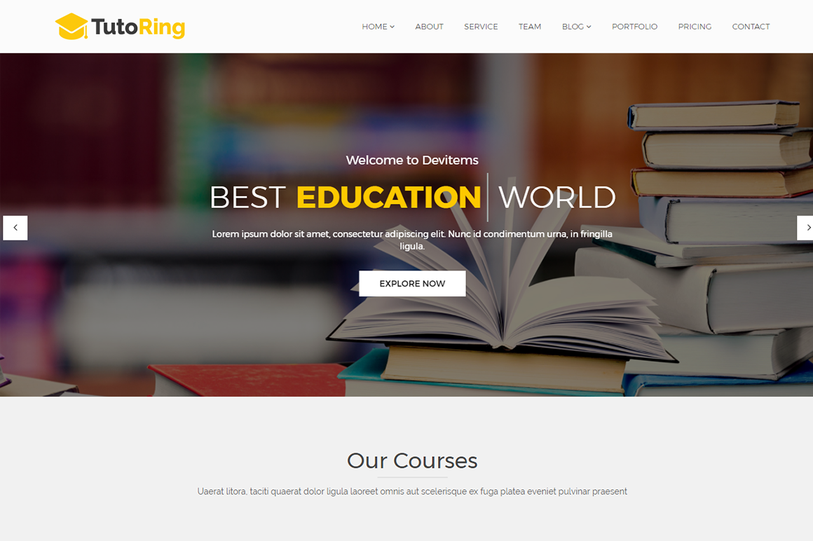 Tutoring – Education HTML Template, a HTML Template by HasThemes