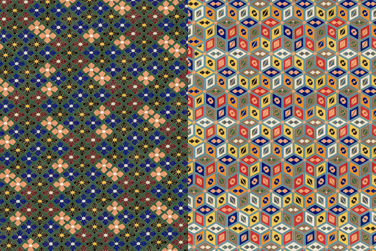 10 Vintage Digital Paper Patterns, a Background Graphic by Century Library