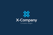 X company logo, a Branding & Logo Template by Vitalliy | Creative Market